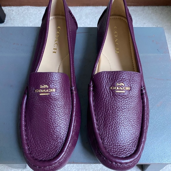 Coach | Shoes | Coach Women Marely Driver Leather Loafers New Nwob ...
